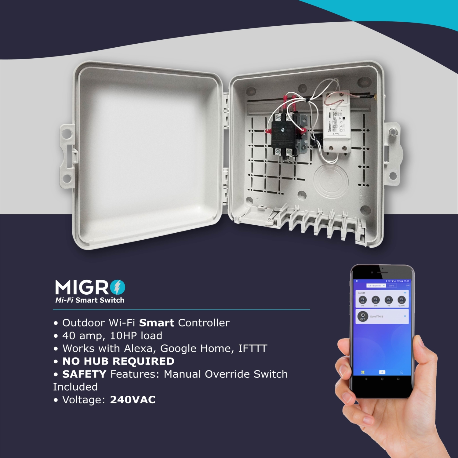 MIGRO Wi-Fi Smart Controller 240VAC
